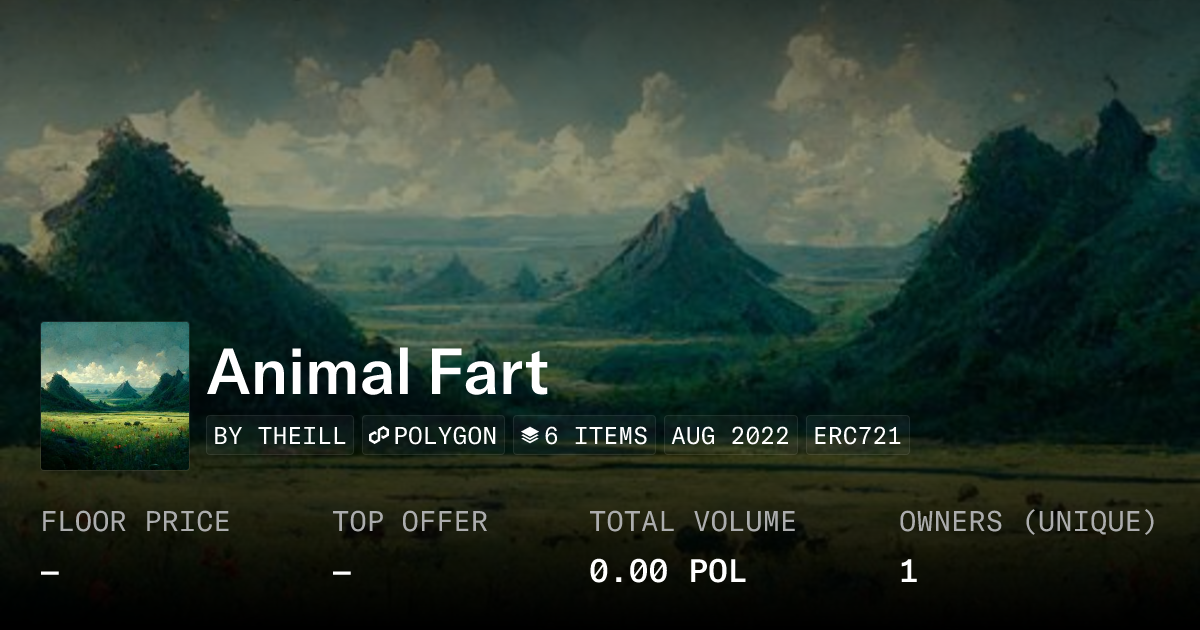 Animal Fart - Collection | OpenSea