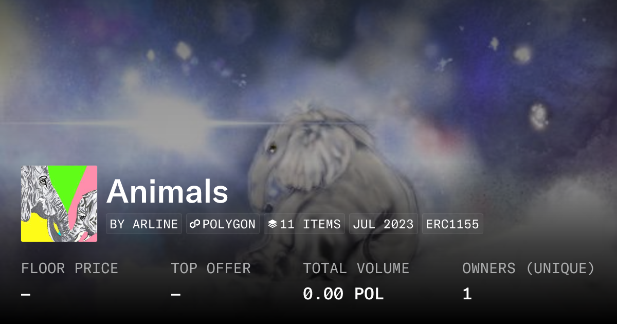 Animals - Collection | OpenSea