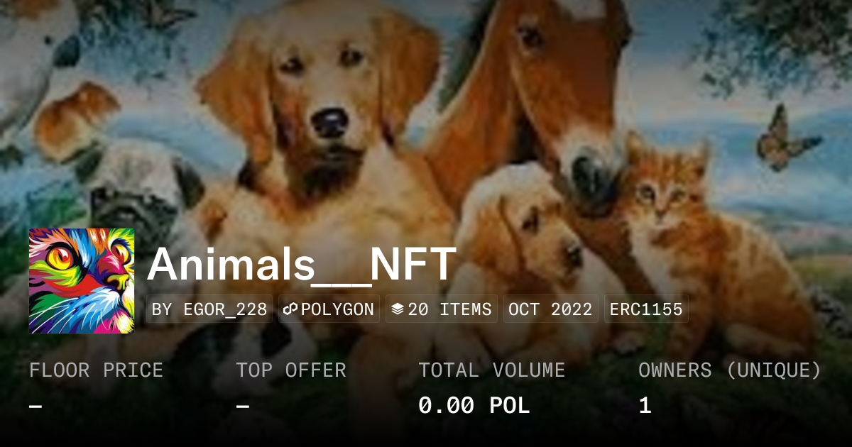 Animals___NFT - Collection | OpenSea