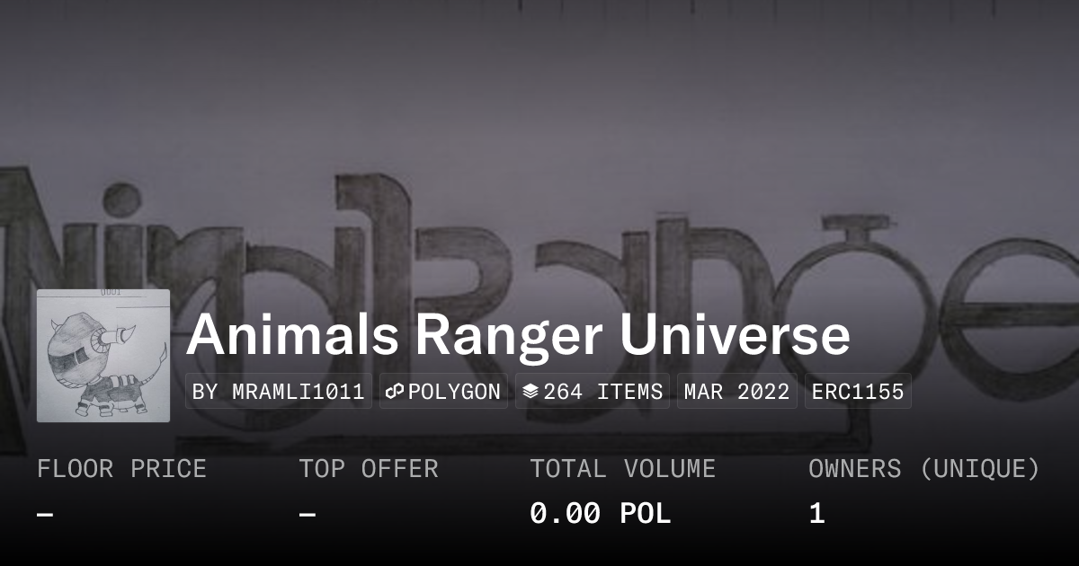 Animals Ranger Universe - Collection | OpenSea