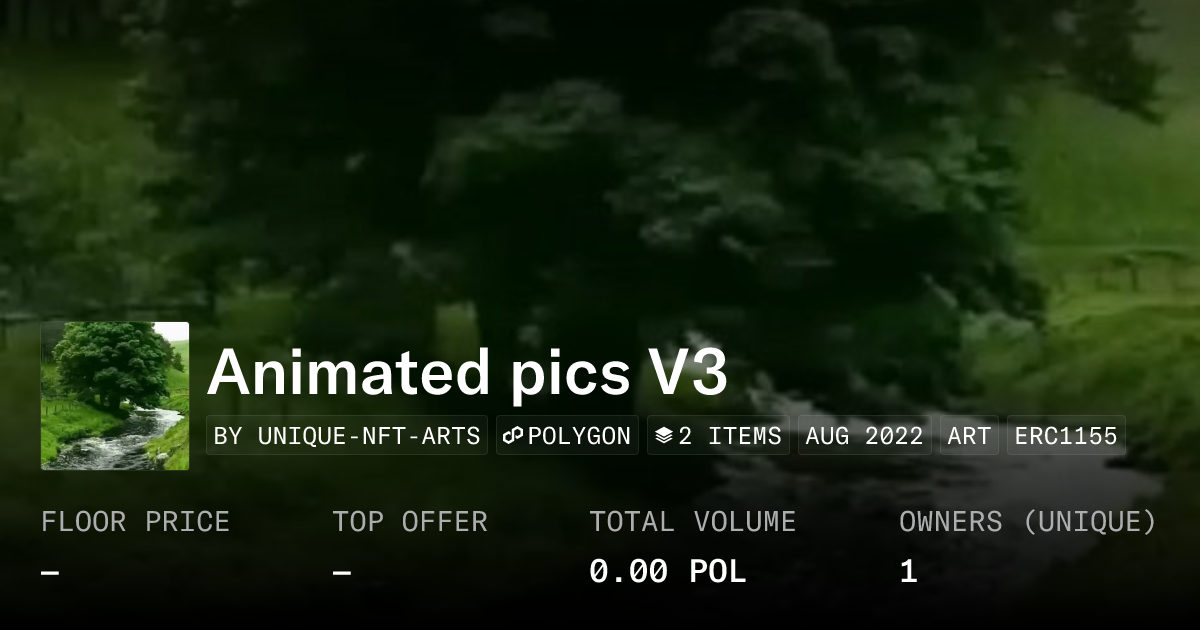 Animated pics V3 - Collection | OpenSea