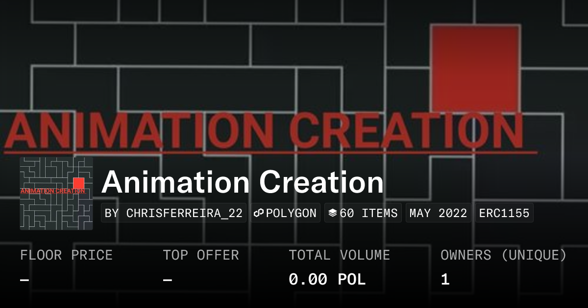 Animation Creation - Collection | OpenSea