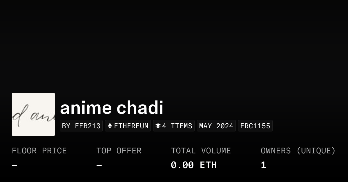 anime chadi - Collection | OpenSea