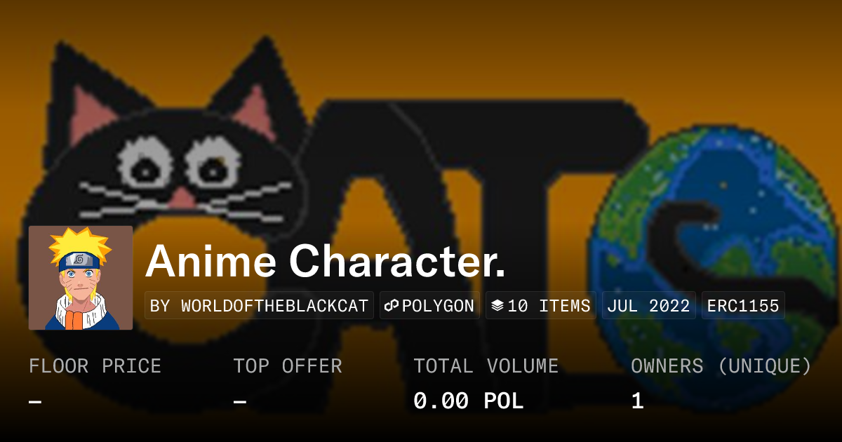 Anime Character. - Collection | OpenSea