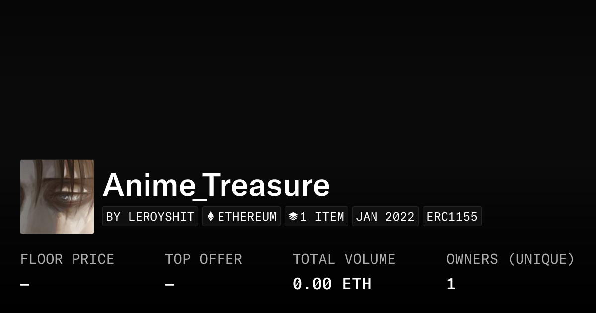 Anime_Treasure - Collection | OpenSea