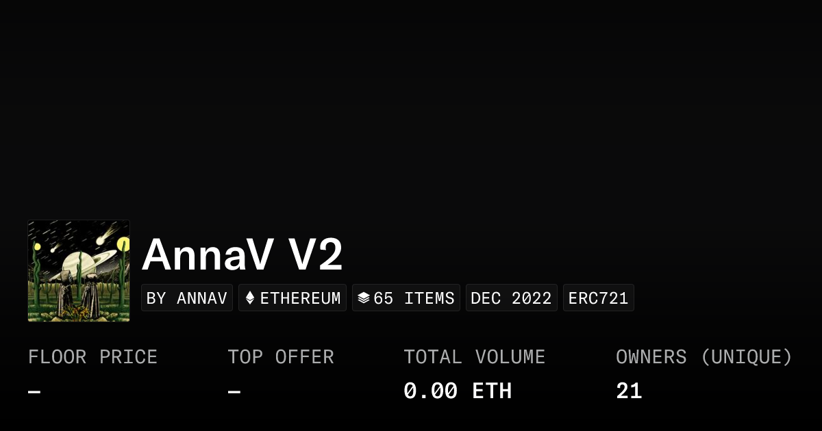 AnnaV V2 - Collection | OpenSea