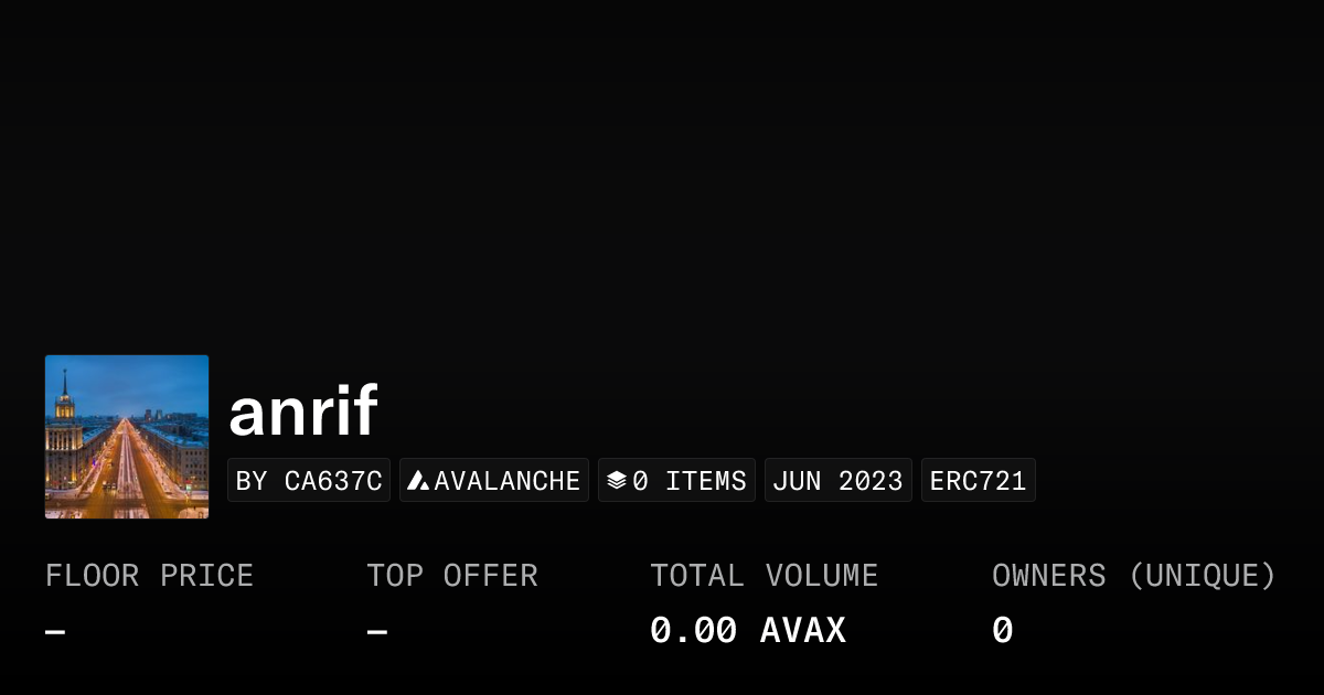 anrif - Collection | OpenSea