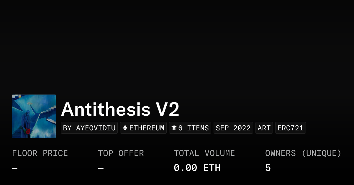 Antithesis V2 - Collection | OpenSea