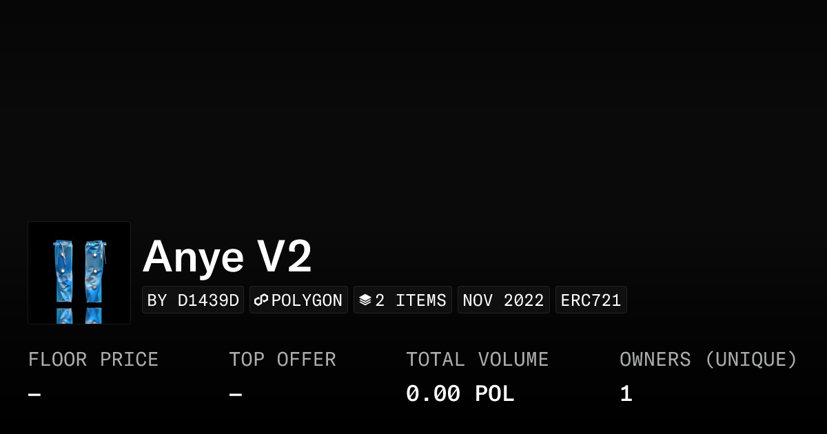 Anye V2 - Collection | OpenSea