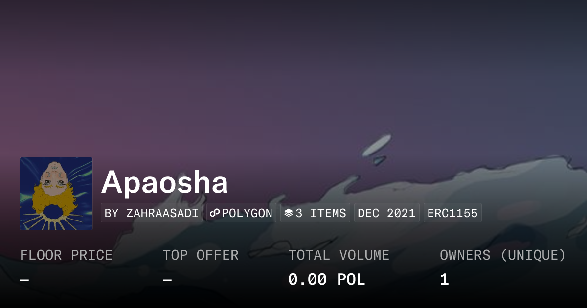 Apaosha - Collection | OpenSea
