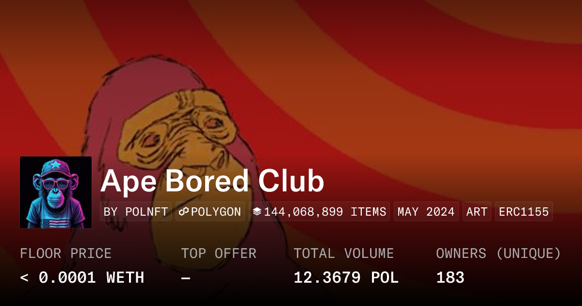 Ape Bored Club - Collection | OpenSea