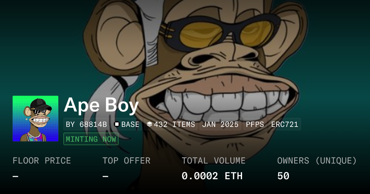 Ape Boy - Collection | OpenSea