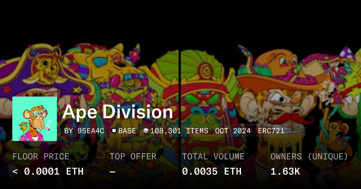 Ape Division - Collection | OpenSea