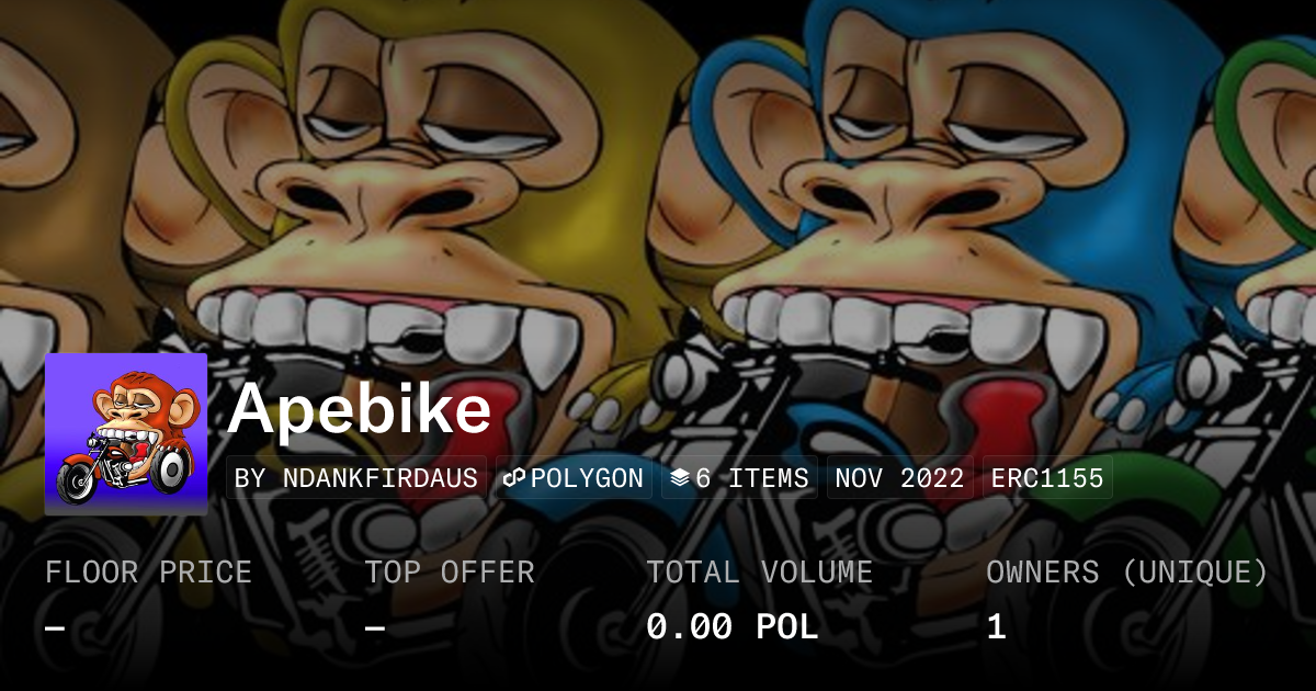 Apebike - Collection | OpenSea