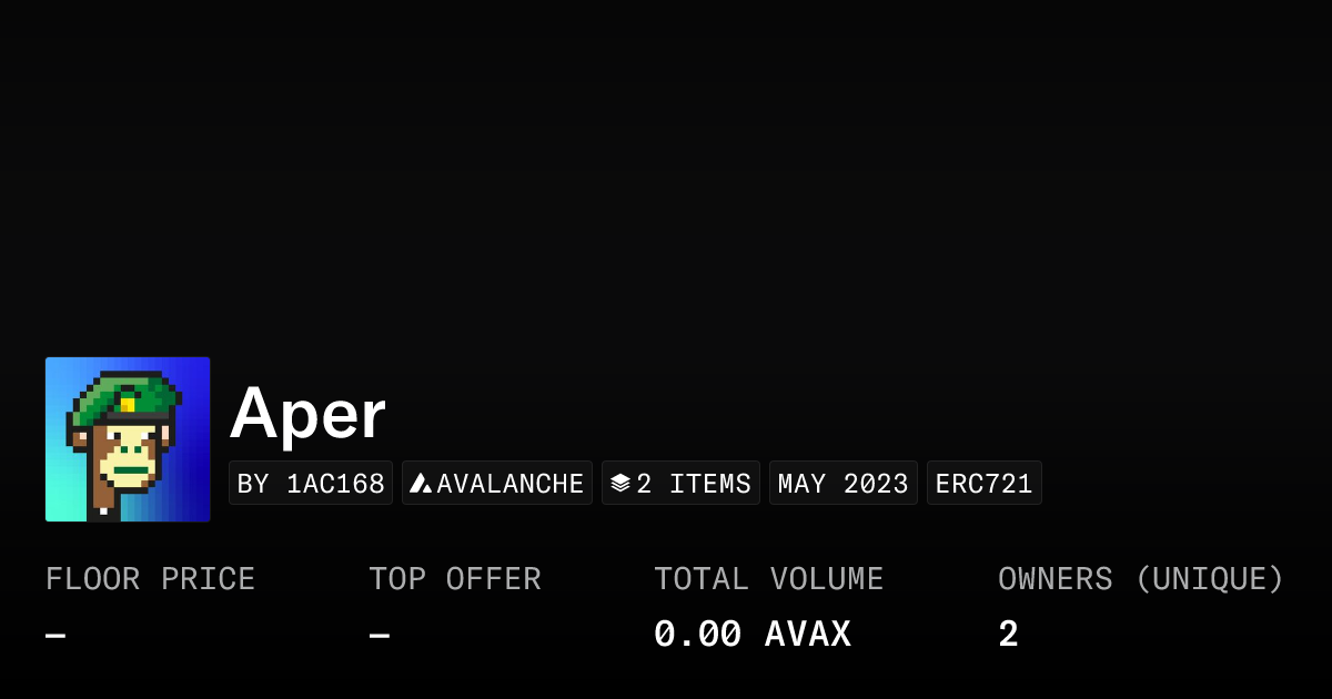 Aper - Collection | OpenSea