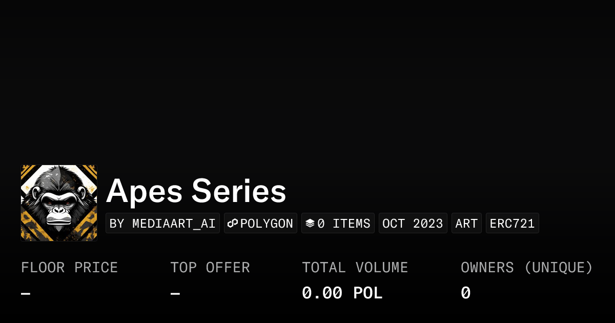 Apes Series - Collection | OpenSea