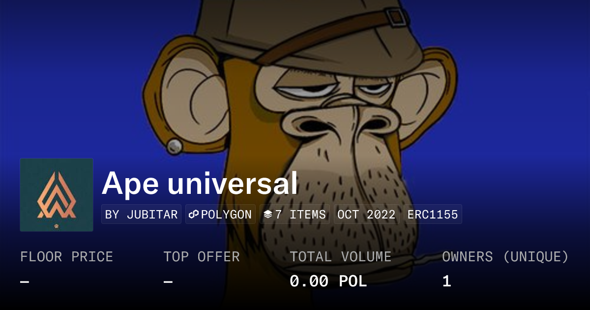 Ape universal - Collection | OpenSea