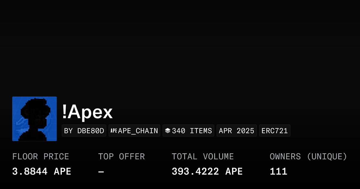!Apex - Collection | OpenSea