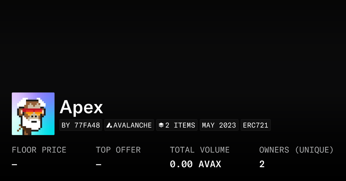 Apex - Collection | OpenSea