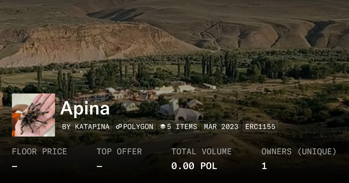 Apina - Collection | OpenSea