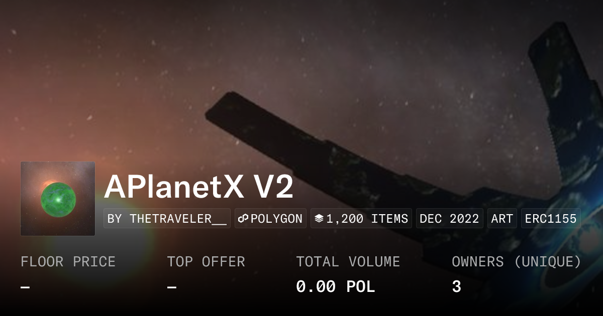 APlanetX V2 - Collection | OpenSea