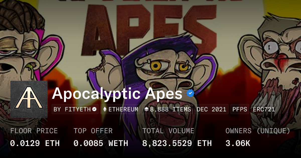 Apocalyptic Apes - Collection | OpenSea