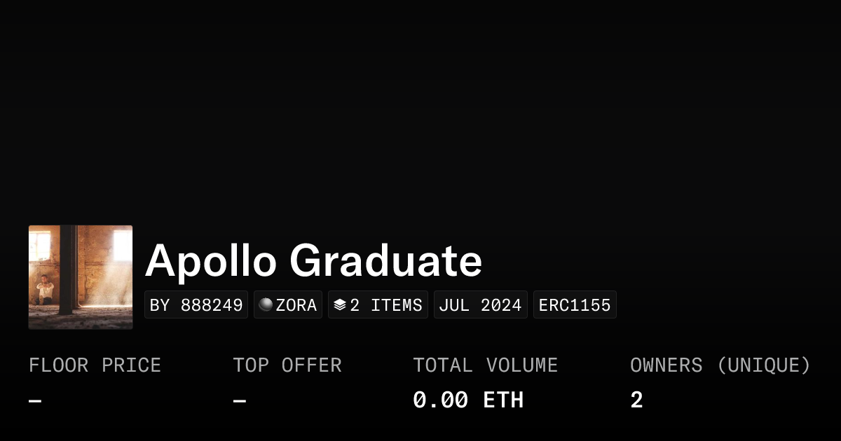 Apollo Graduate - Collection | OpenSea