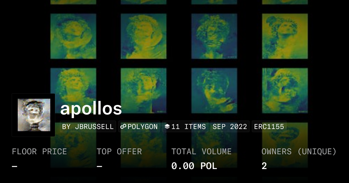 apollos - Collection | OpenSea