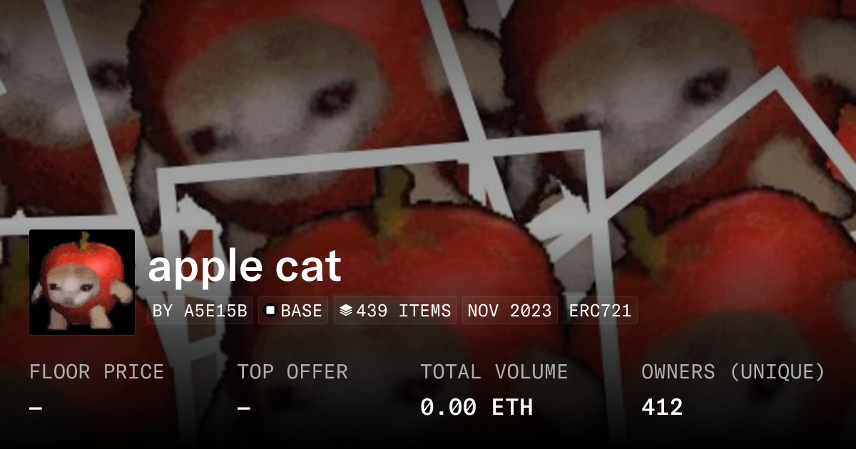 apple cat - Collection | OpenSea