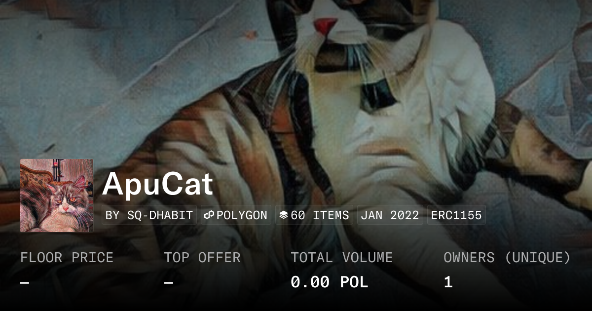 ApuCat - Collection | OpenSea