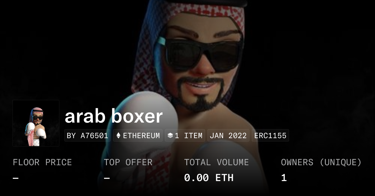 arab boxer - Collection | OpenSea