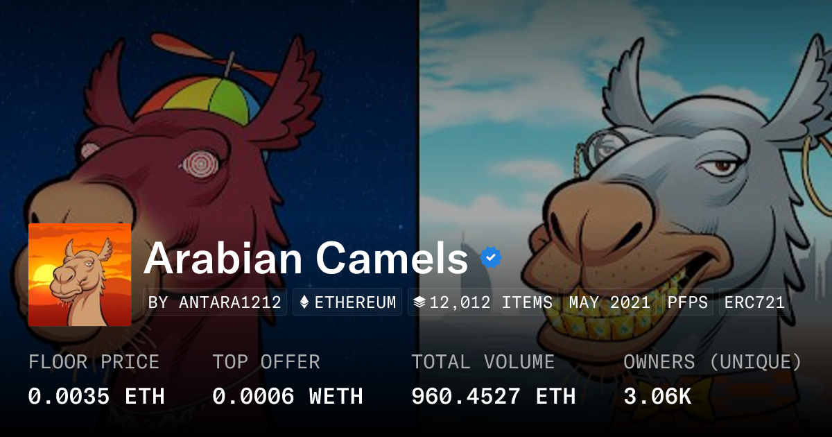 Arabian Camels - Collection | OpenSea