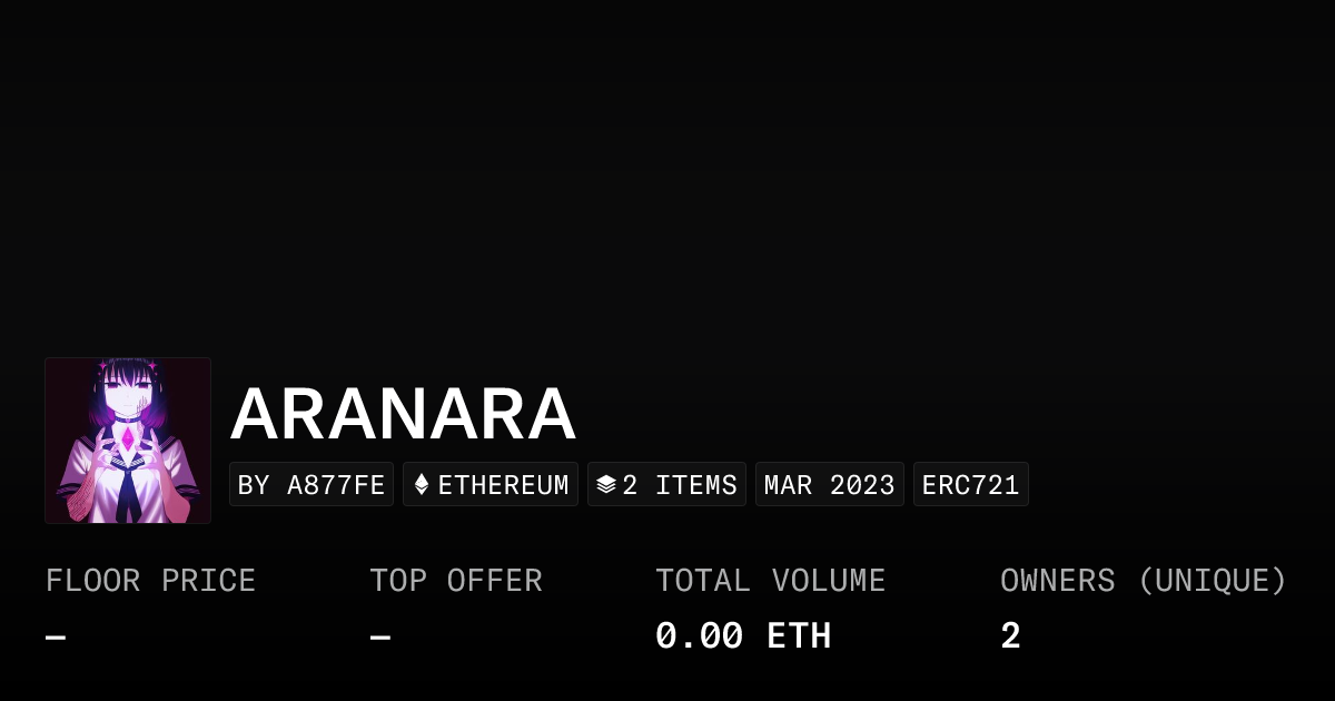 ARANARA - Collection | OpenSea