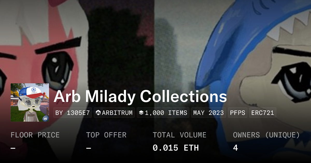 Arb Milady Collections - Collection | OpenSea