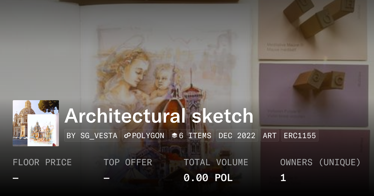 Architectural sketch - Collection | OpenSea
