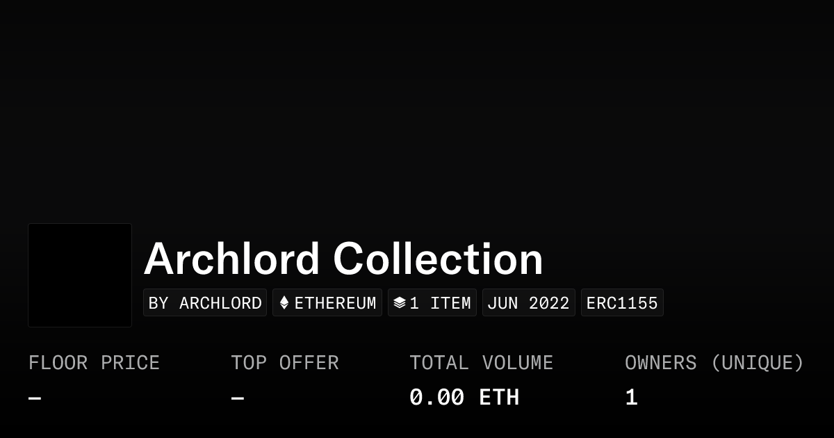 Archlord Collection - Collection | OpenSea