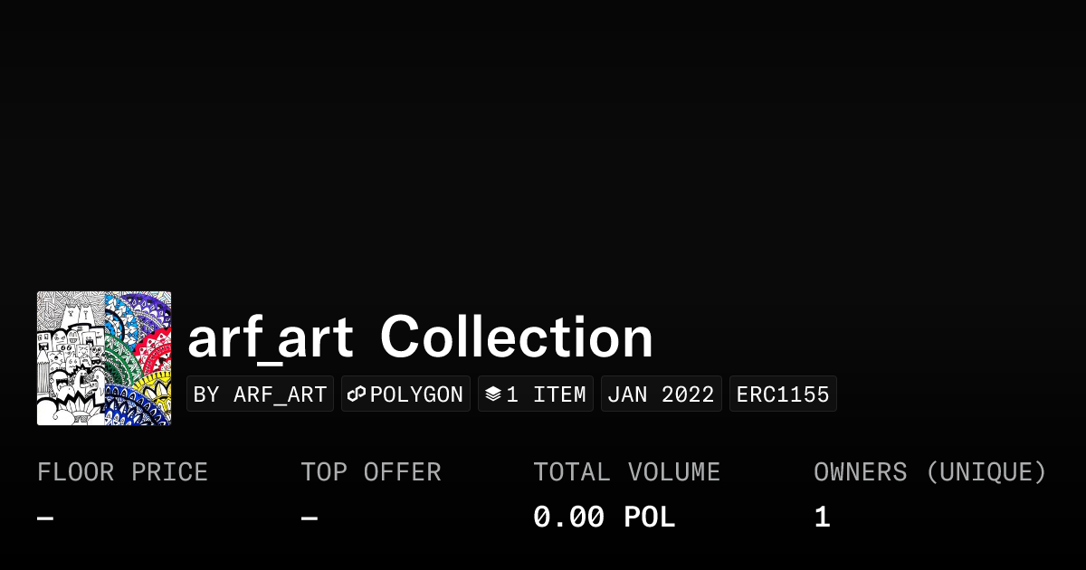 arf_art Collection - Collection | OpenSea