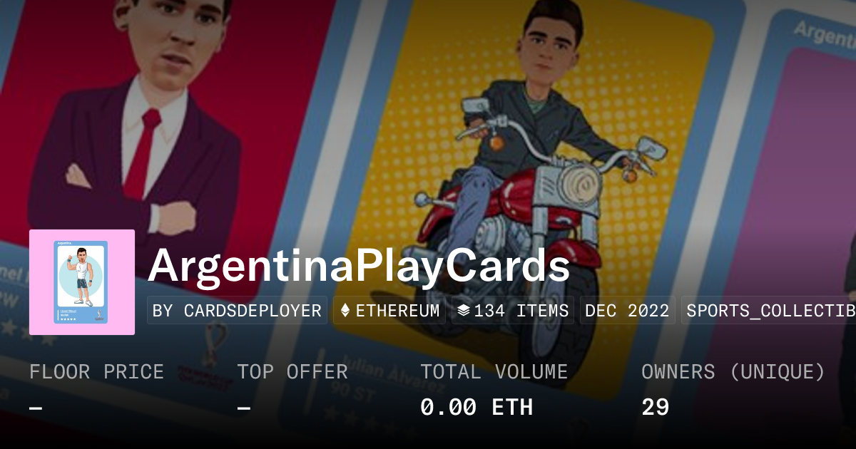 ArgentinaPlayCards - Collection | OpenSea
