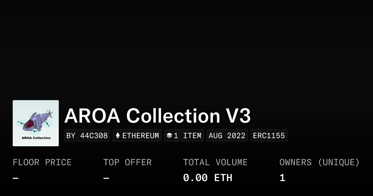 AROA Collection V3 - Collection | OpenSea
