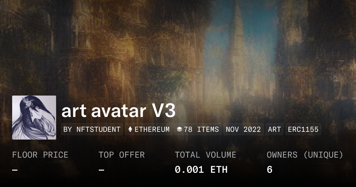 art avatar V3 - Collection | OpenSea
