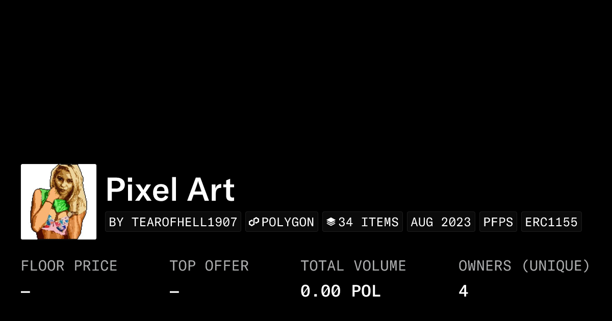 Pixel Art - Collection | OpenSea