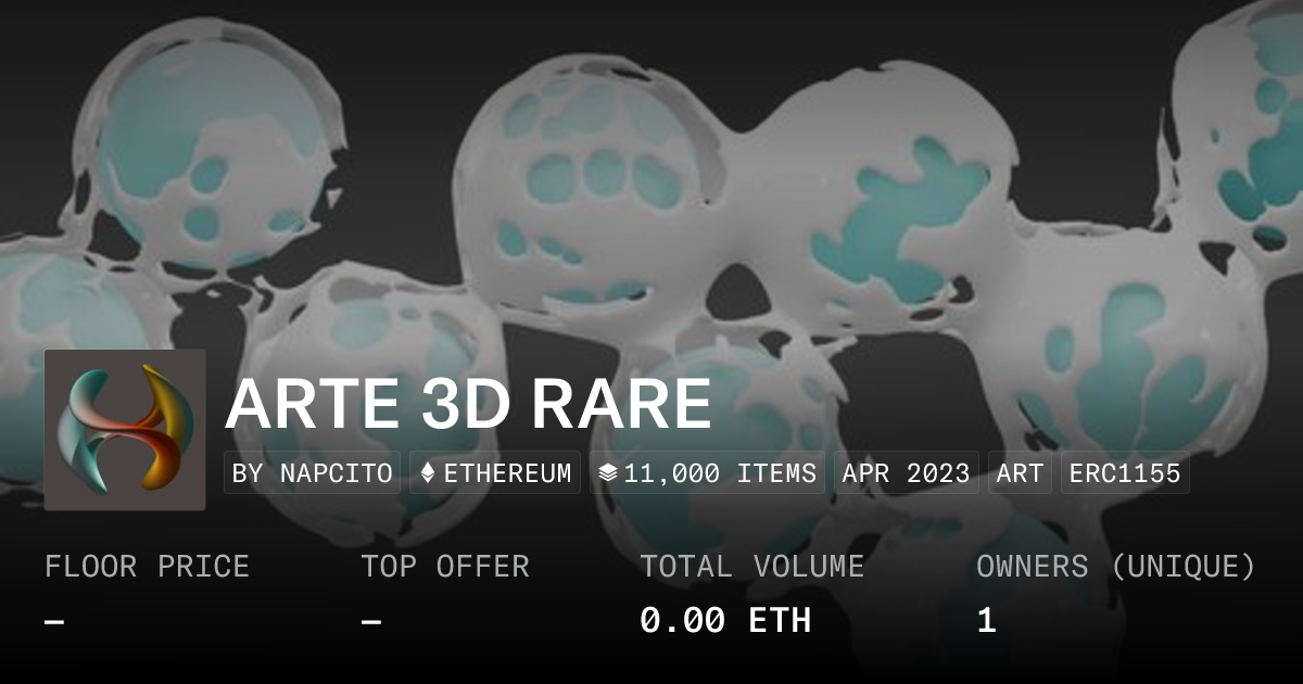 ARTE 3D RARE - Collection | OpenSea