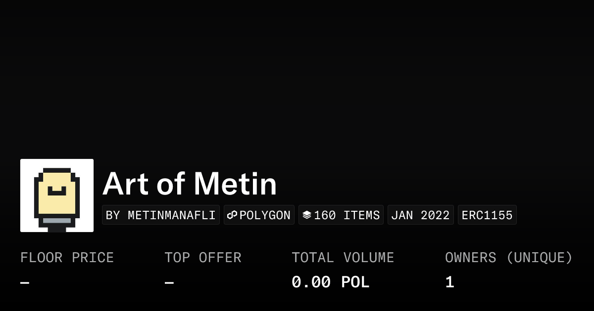 Art of Metin - Collection | OpenSea