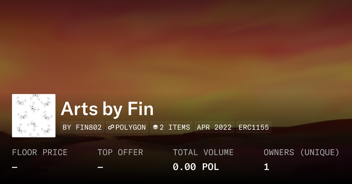 Arts by Fin - Collection | OpenSea