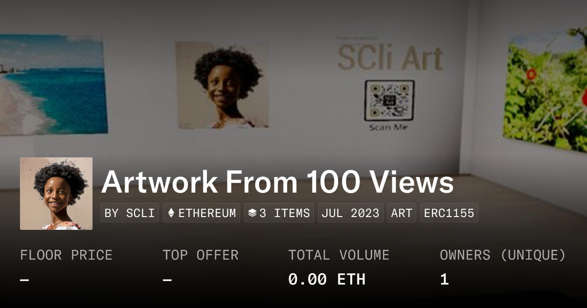 Artwork From 100 Views - Collection | OpenSea