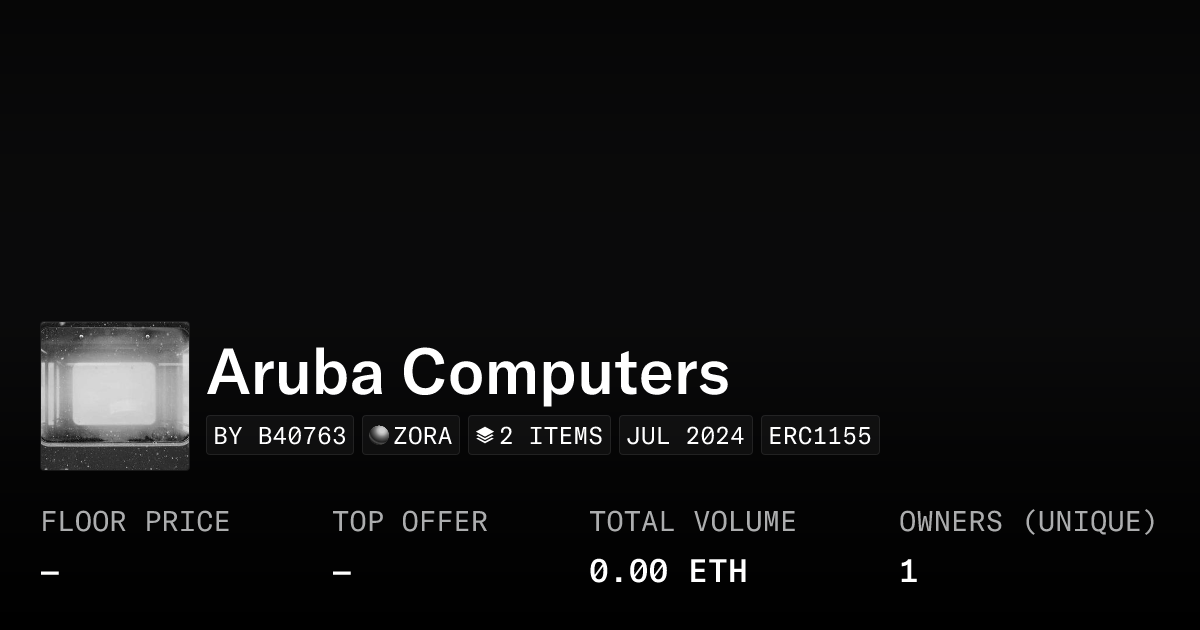 Aruba Computers - Collection | OpenSea