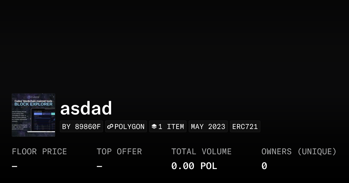 asdad - Collection | OpenSea