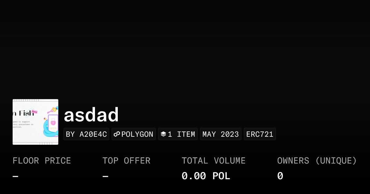 asdad - Collection | OpenSea