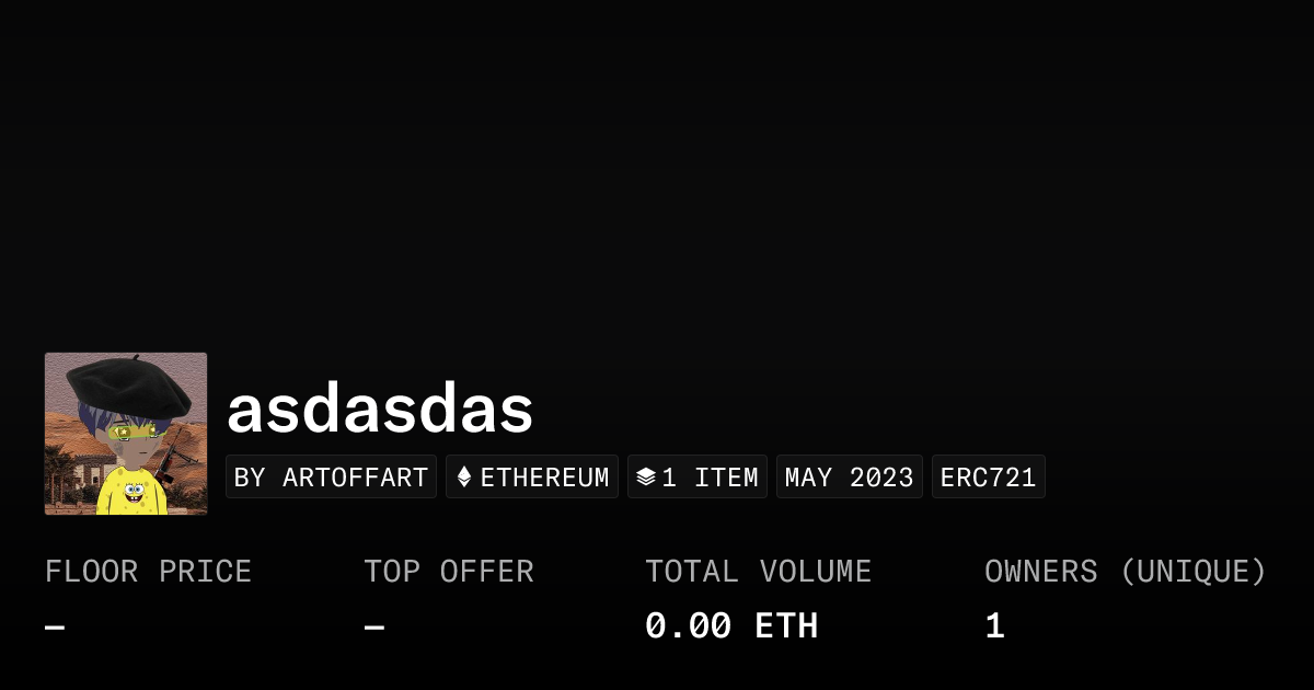 asdasdas - Collection | OpenSea