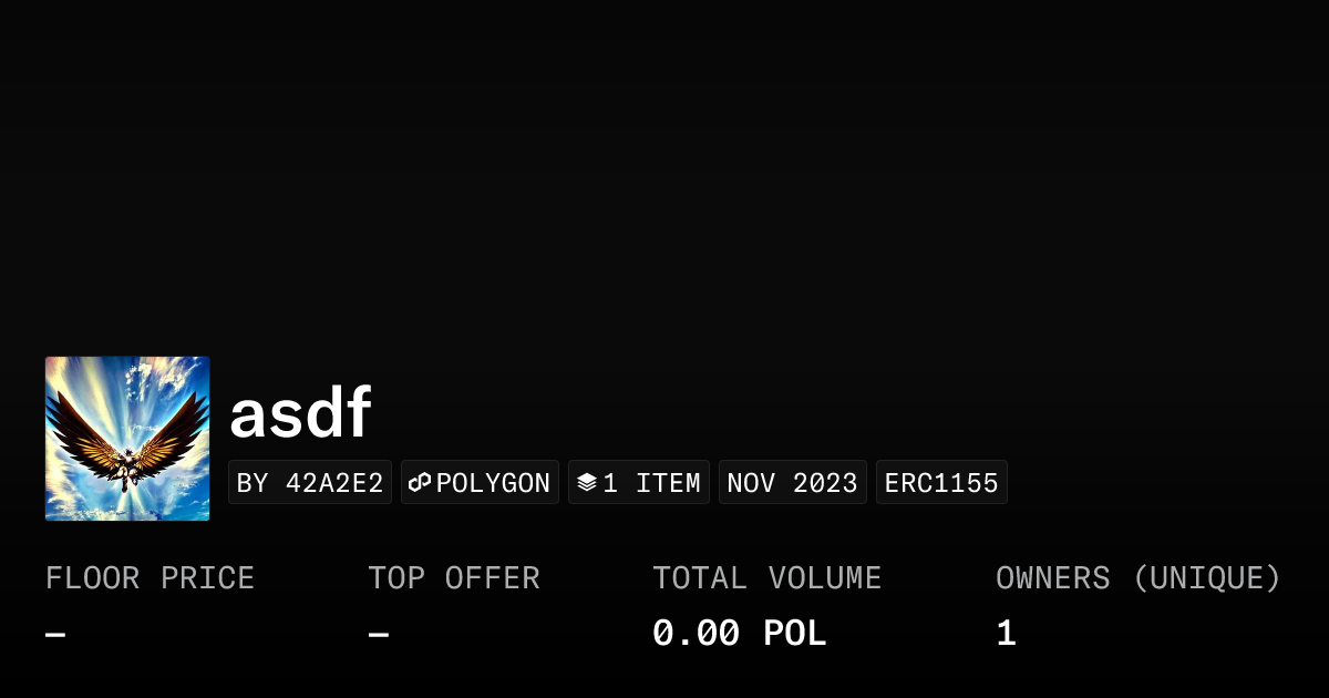 asdf - Collection | OpenSea